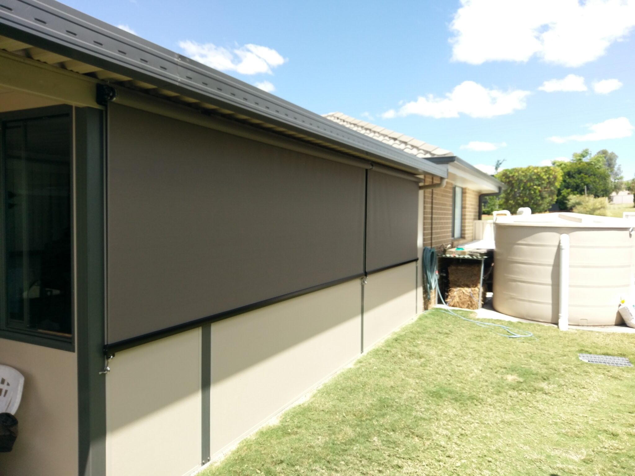Straight Drop Awnings - Somerset Curtains & Blinds
